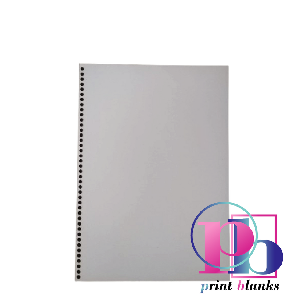 A5 Spiral Book Front and Back Cover – Print Blanks
