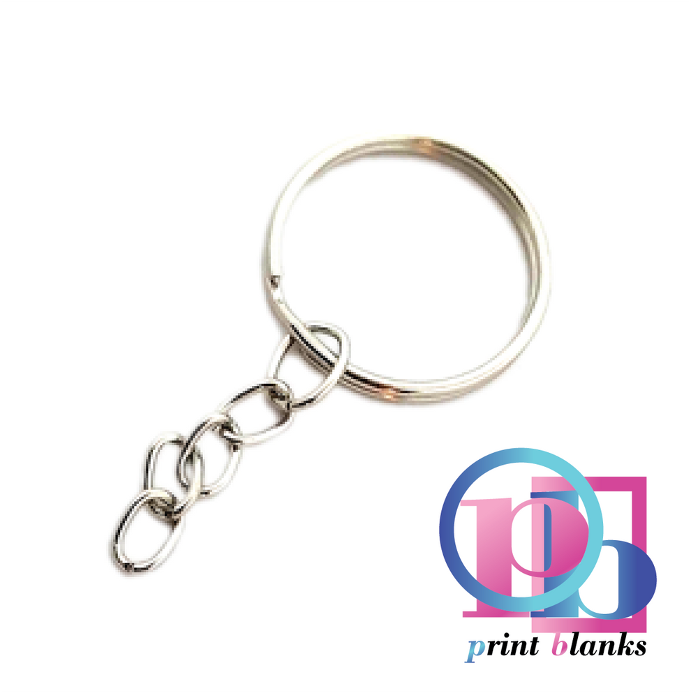 Key ring with chain – Print Blanks