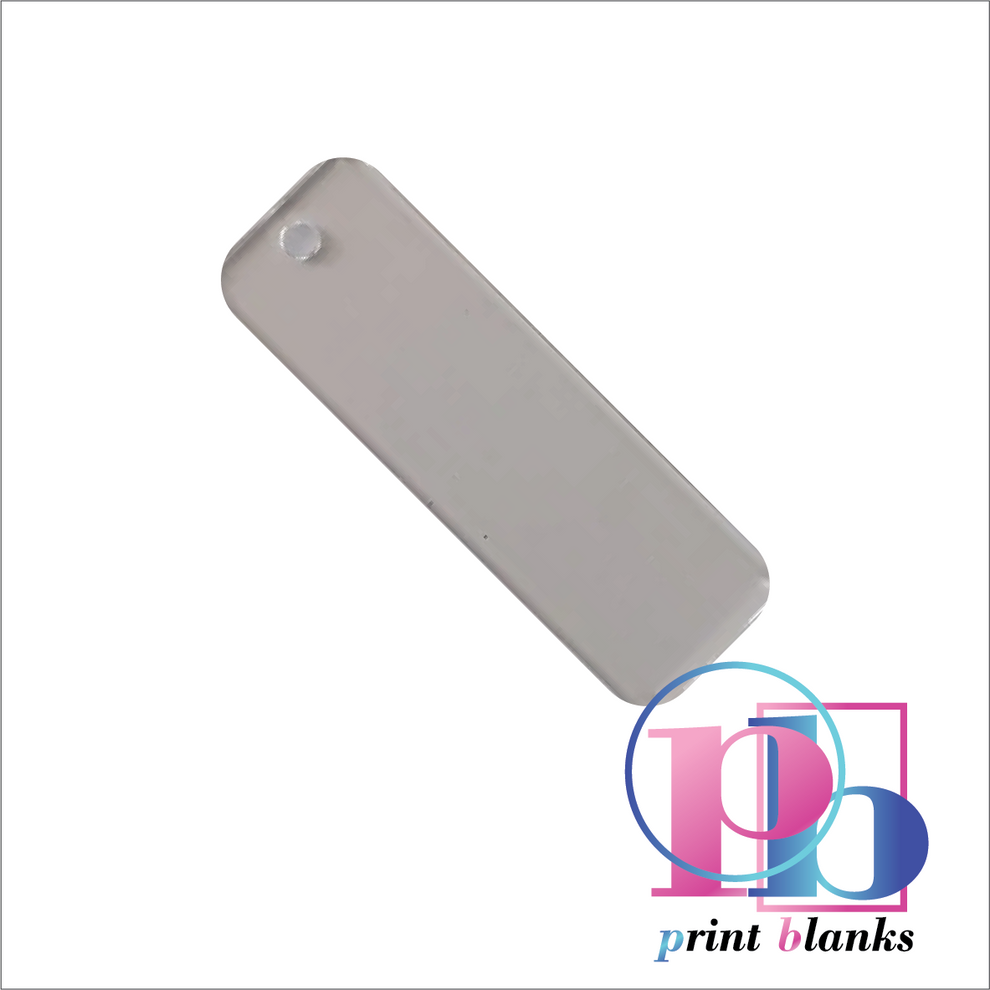 Clear Number Plate Keyring – Print Blanks